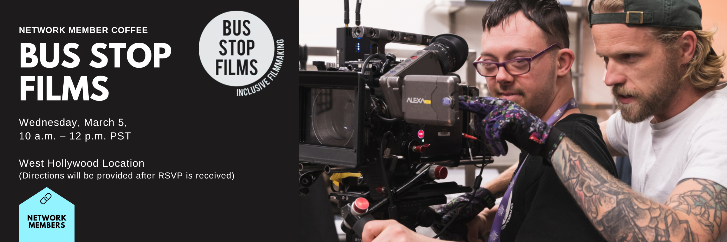 Network Membership Coffee featuring Bus Stop Films - Australians in Film